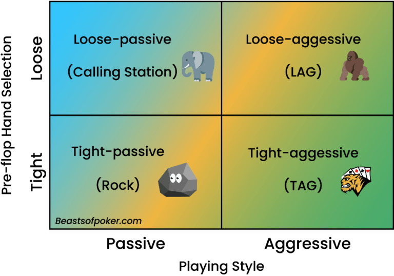 What are the different types of poker players? (2025)